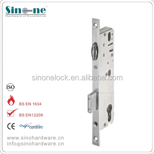 DIN Standard 85/92mm Narrow Roller Mortise Sash Lock