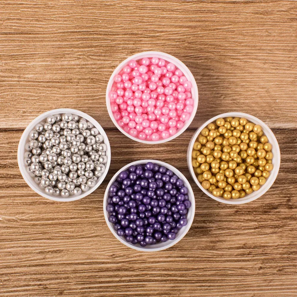 Cake Decoration Pearl Sugar Made Of Candy Edible Sprinkles - Buy Edible ...