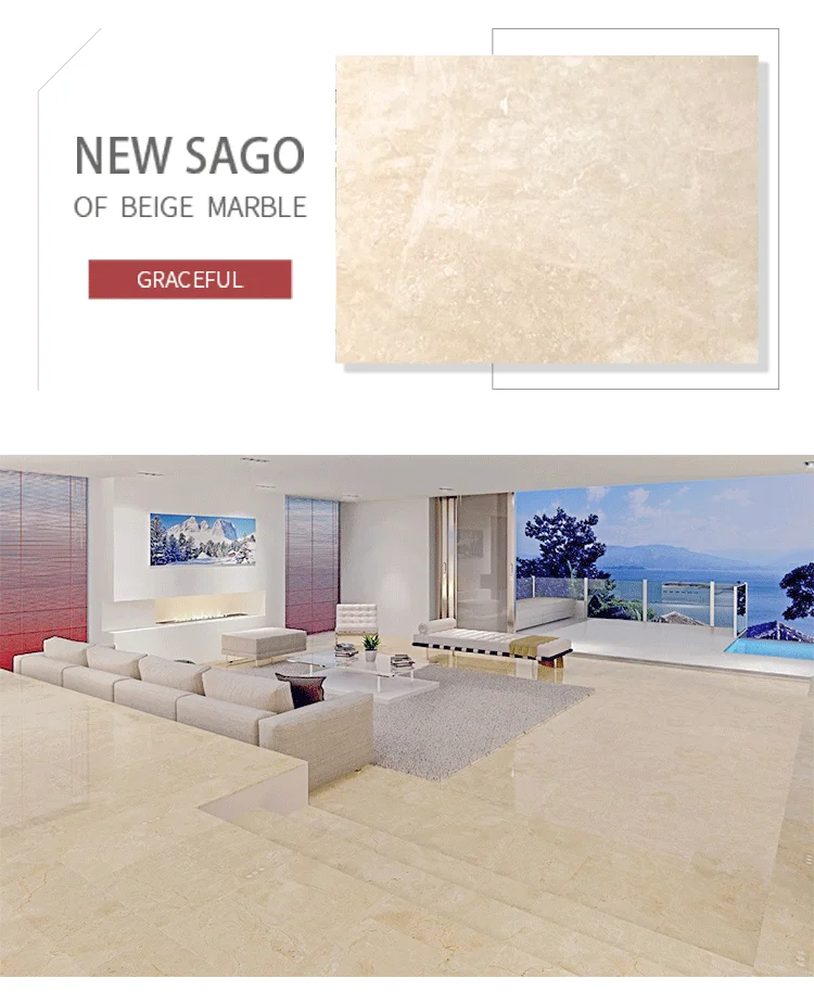 Turkish Sunny Beige Floor Marble Tile With 24x24inch,Italian Royal ...