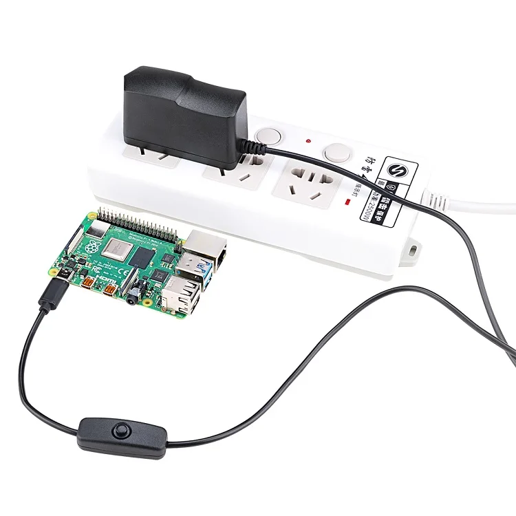 ENOKAY 5V 3A Power Supply Adapter for Raspberry Pi 4