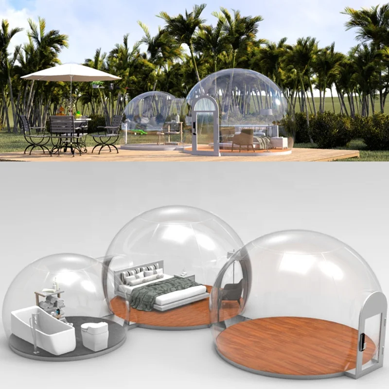 2020 Newest Design Dome Star View Pod Outdoor Pc Pod Modular Glass Dome ...