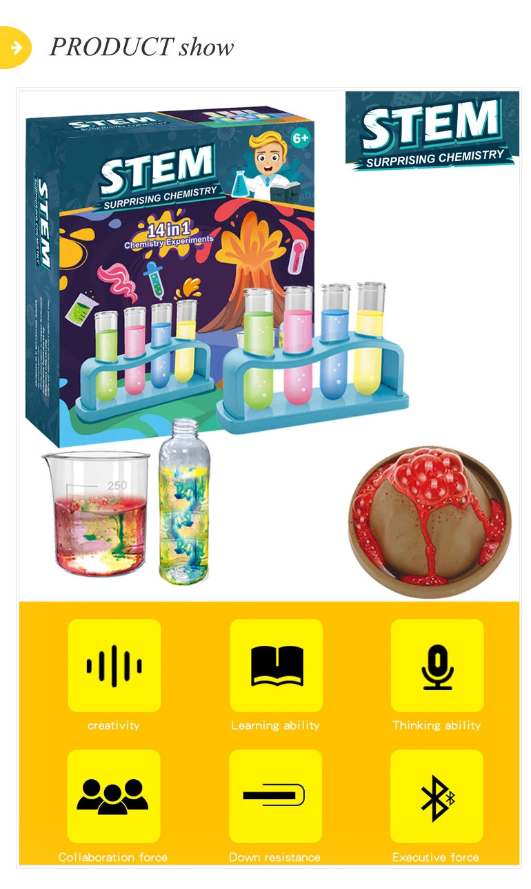 Chemical 14IN1 Toy Children Play Kit - Experiment Toys Science