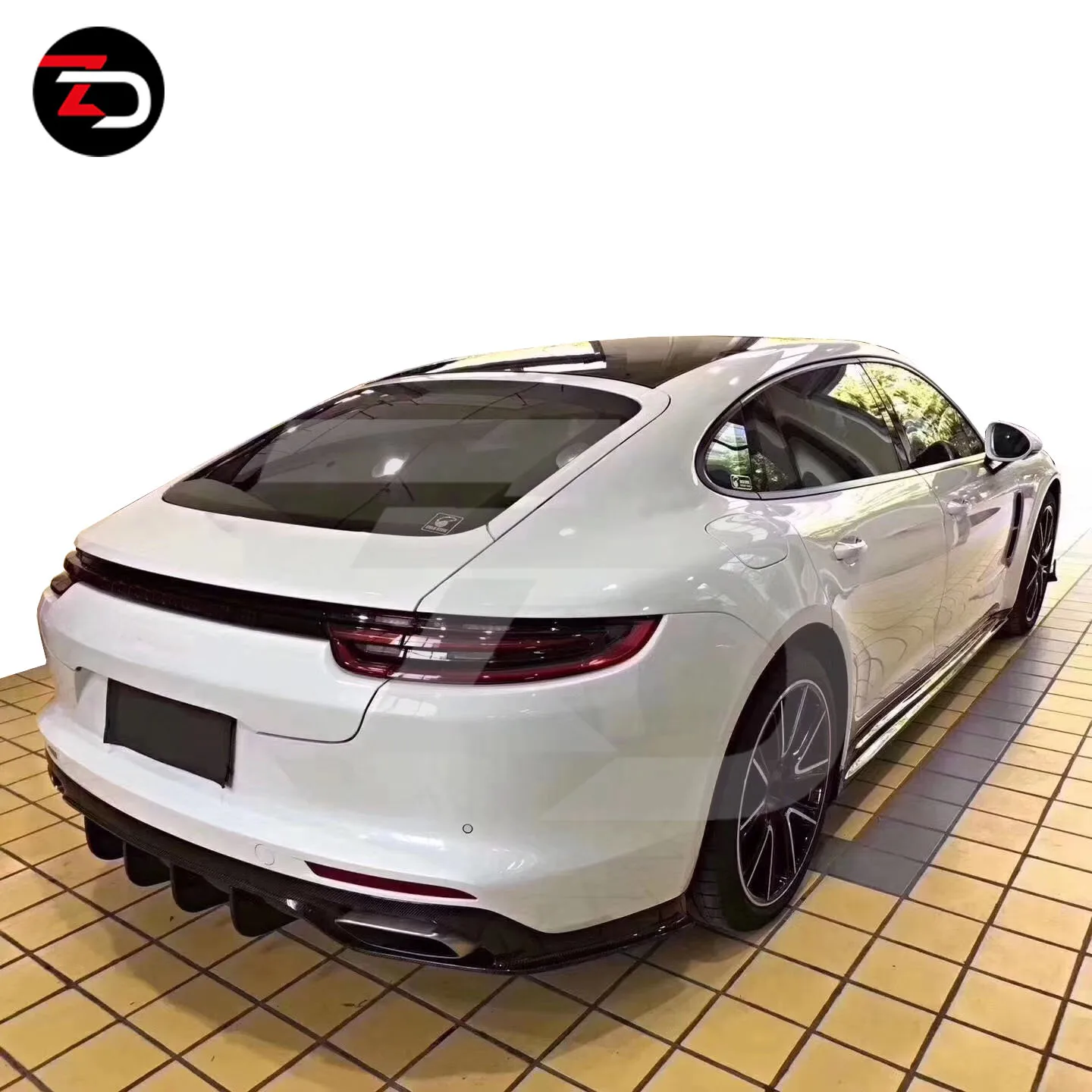Hot Sale Zd Design For Panamera 971 With Carbon Fiber Front Spoiler ...