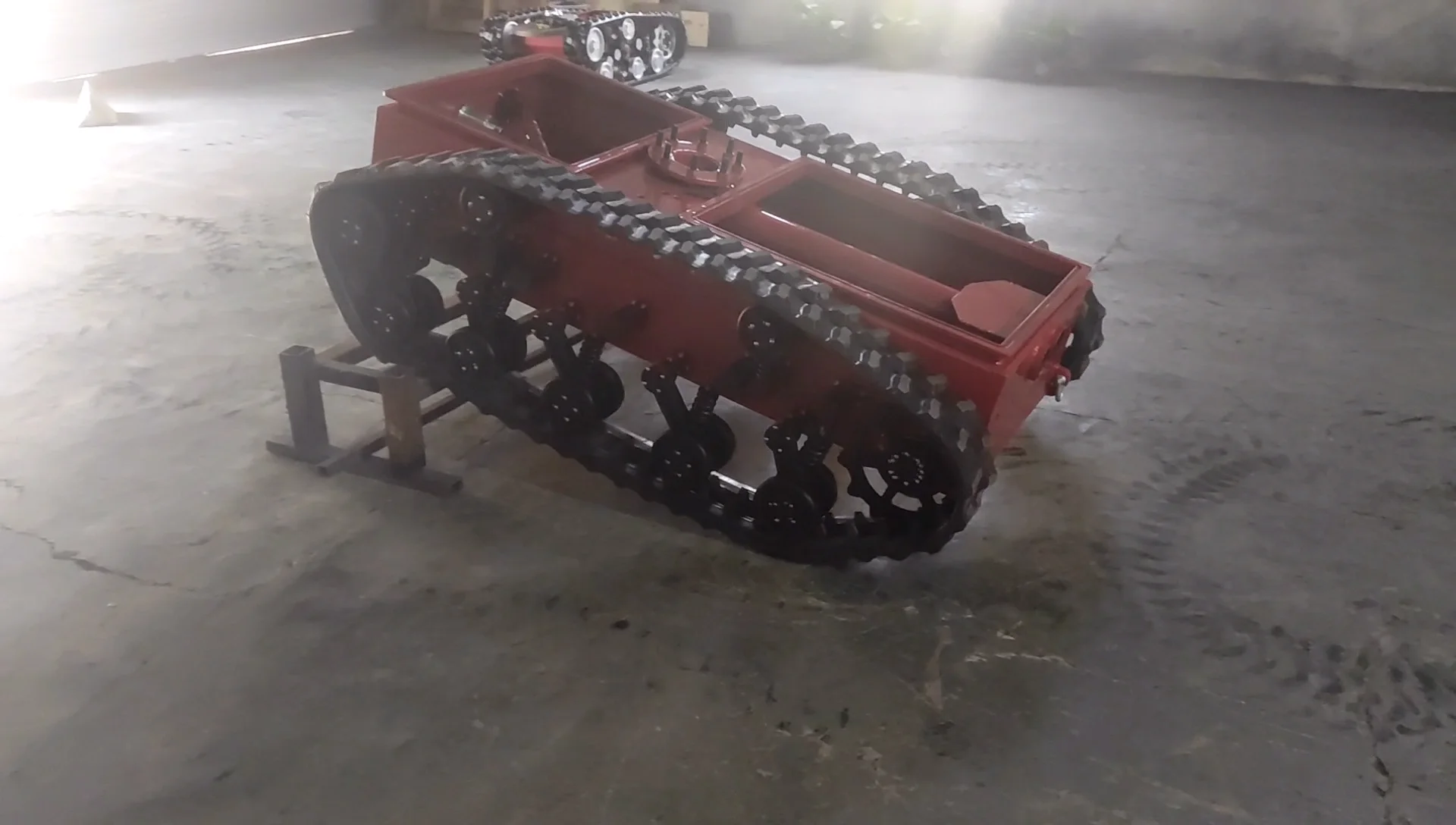 Walking About 6km/h Small Robot Robot Rubber Crawler Undercarriage ...
