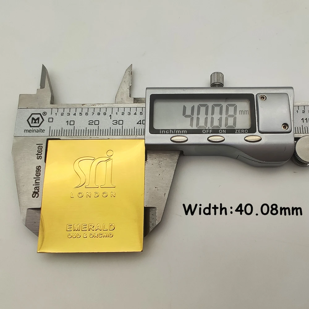 Customized Premium Metal Waterproof Embossed Aluminum Sticker For Glass ...