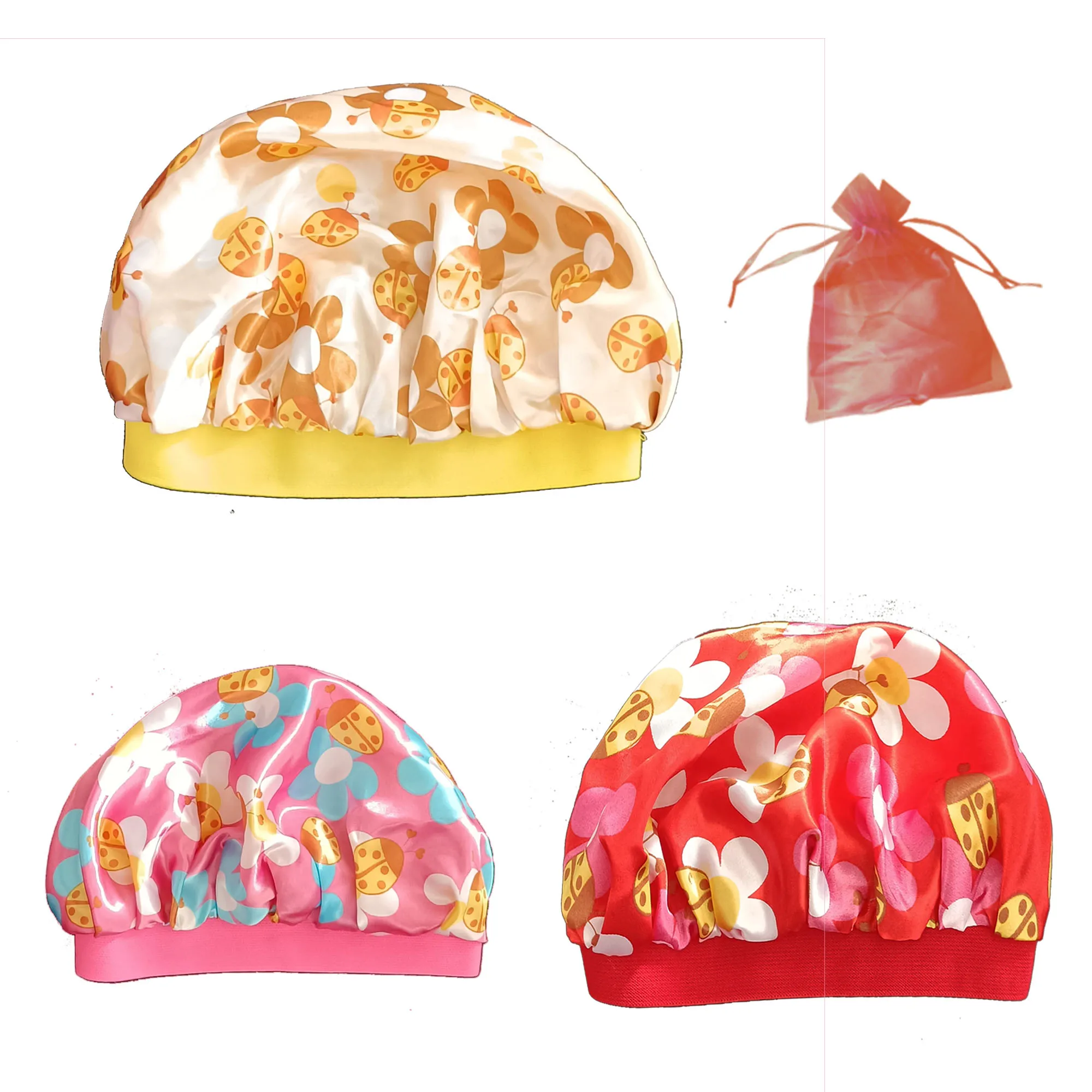 Wholesale Custom With Logo Cute Satin Hair Silk Kids Toddler Baby ...