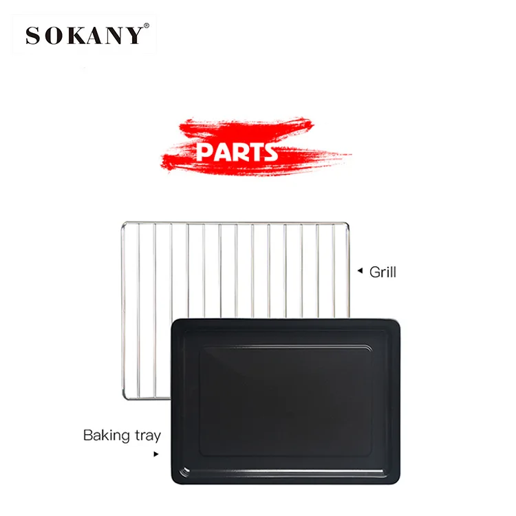 Sokany Convection Brick Pizza Micro Wave Toaster Ovens Built-in Baking ...