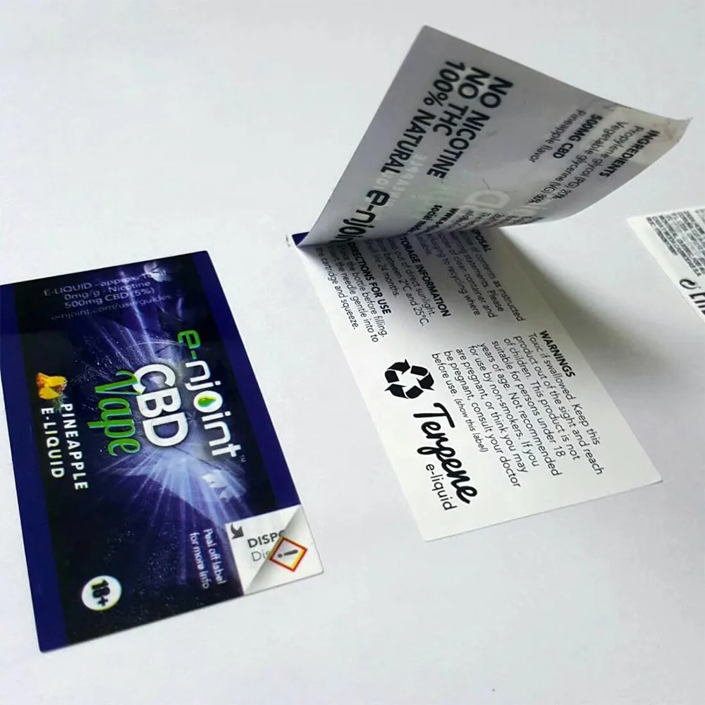 Custom Adhesive Multilayer Label - Double Layer Sticker