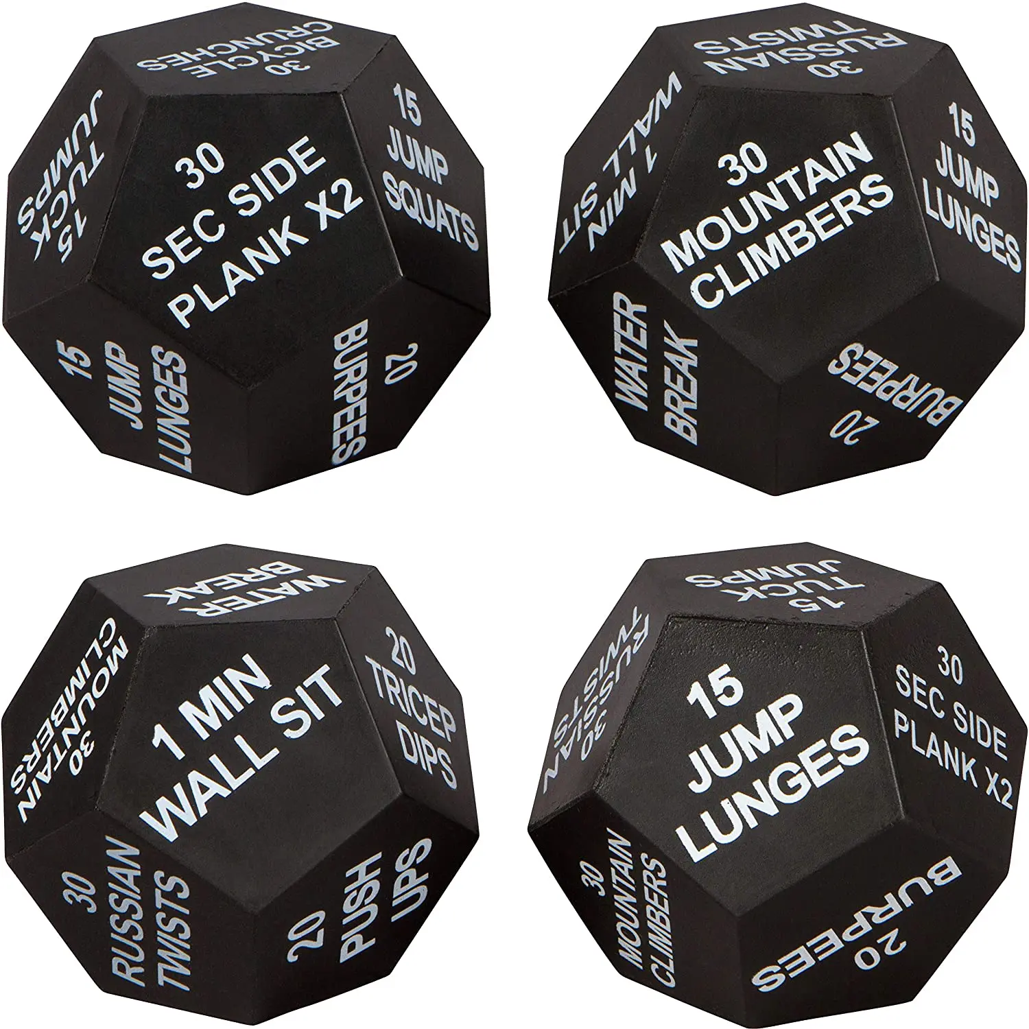 12 Sided Exercise Dice - Customized PU Fitness Dice