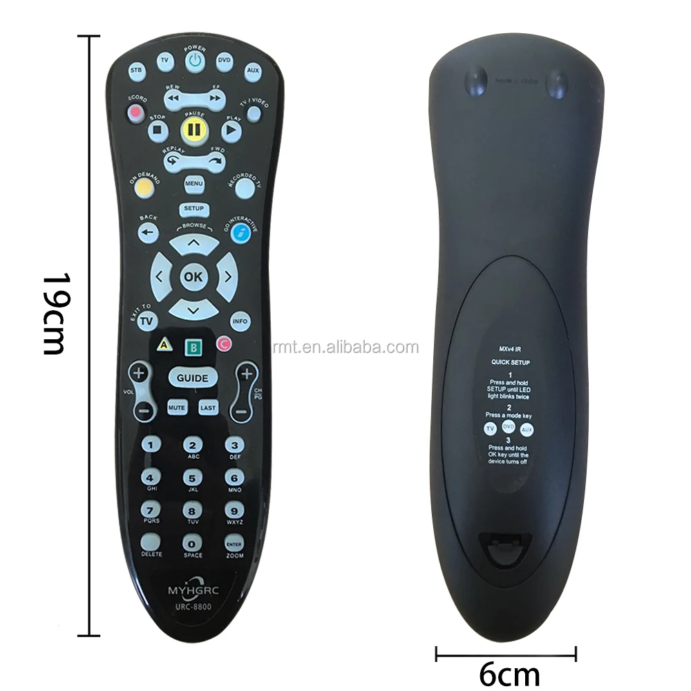 MYHGRC URC-8800 - Universal Remote Control for STB TV DVD AUX