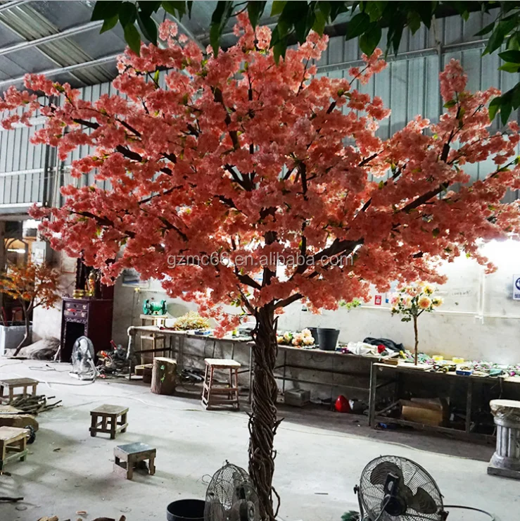 Indoor Simulation Cherry Blossom Artificial Flower Tree For Decoration ...