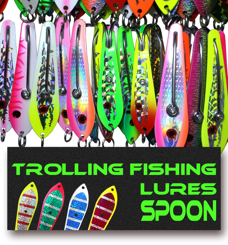 Drone Spoon Stainless Steel Trolling Fishing Metal Spoon