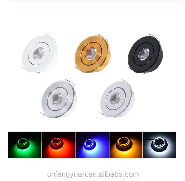 Fy Cabinet Small Spotlights Regulable 3 W Mini Redondo 3 W De Alta ...