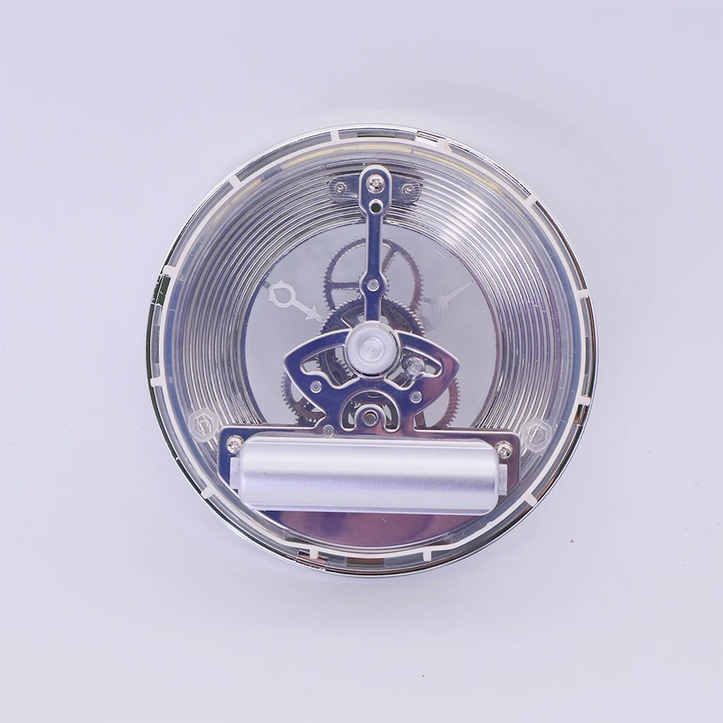 103mm Silver Color Transparent Skeleton Clock Inserts