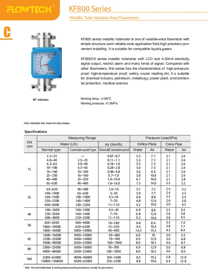 Customized Plastic Rotor Float Flow Meter for Water Liquid