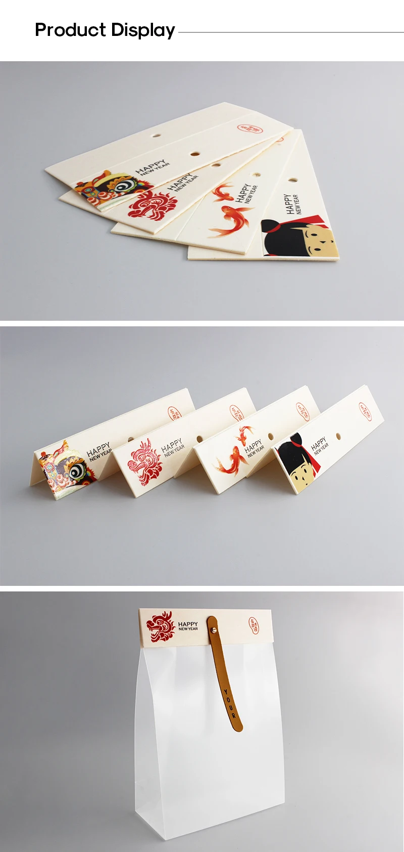 Biodegradable Biscuit Bag Candy Packaging Bag White Kraft Paper Bag ...