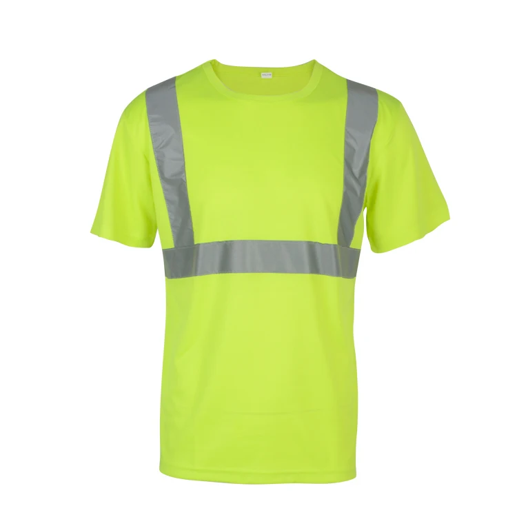 WX Safety Workwear Reflective Clothing Tshirt Yellow