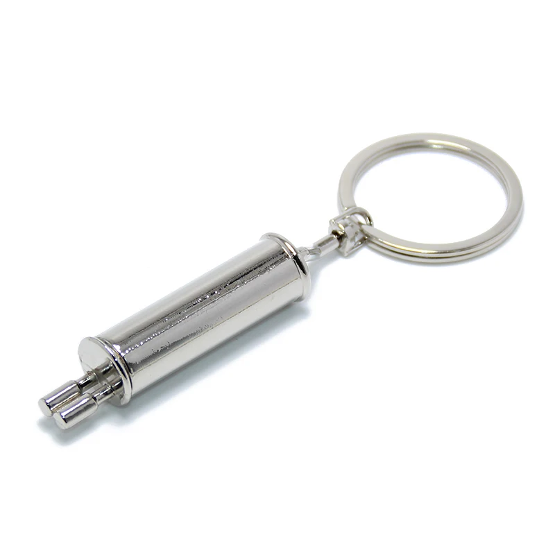 Auto Vent-pipe Exhaust Pipe Shape Motor Key Chain Holder Keyring Mini ...