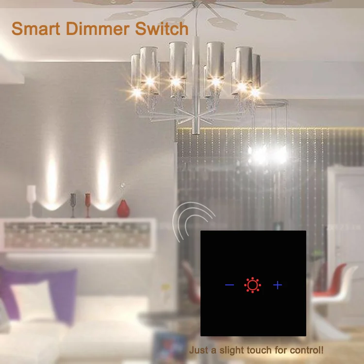 Smart Home WiFi Controlled LED Dimmer Switch Wireless Touch Dimmer ...