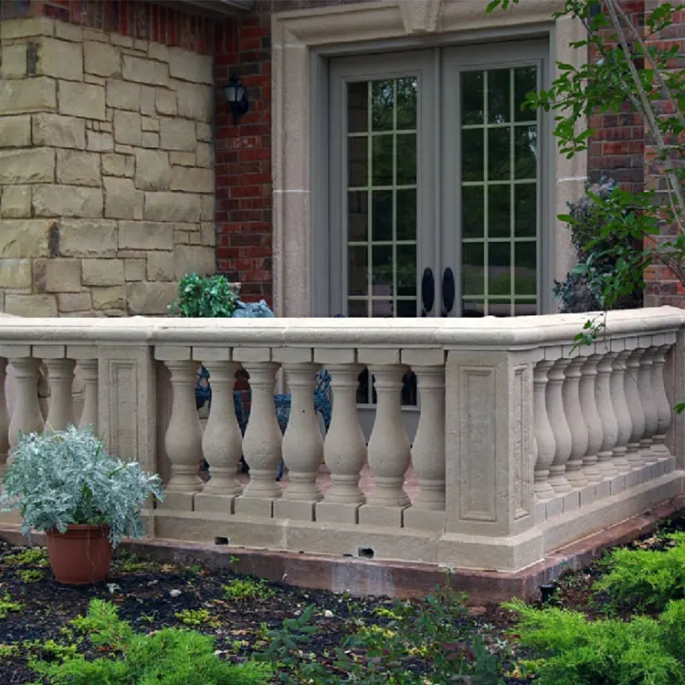 Decorative Stone Balcony Terrace Balustrade Design - Buy Stone Balcony ...