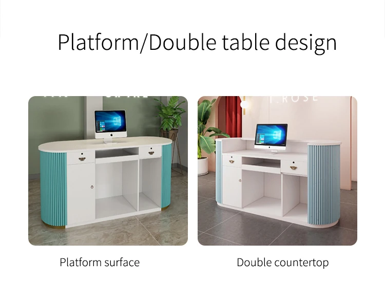 Modern Retail Cash Desk Checkout Counter Table for Clothing Shops ...