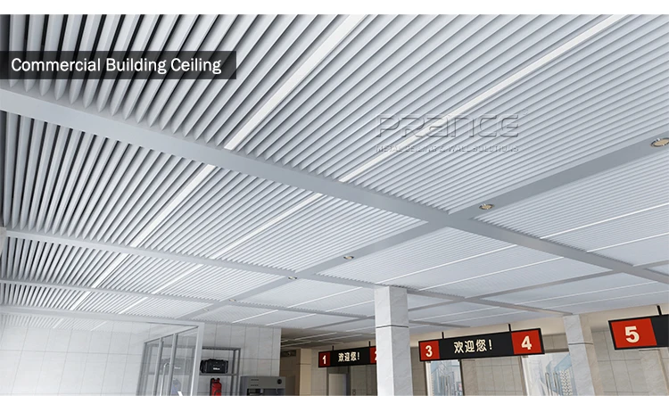 Aluminum Bullet Shaped Baffle Ceiling Design - Sound-absorbing
