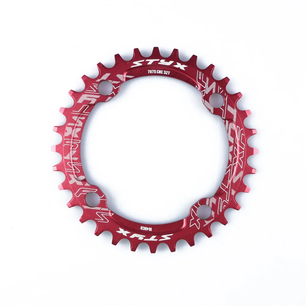 Bicycle Chain Wheel 104 Bcd Aluminum Alloy 32t 34t 36t 38t Electric ...