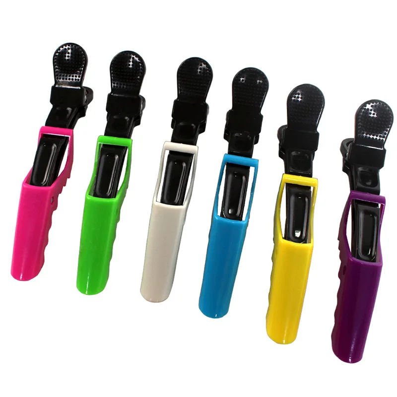Multicolor Professional Matte Sectioning Clips for Hairdressing