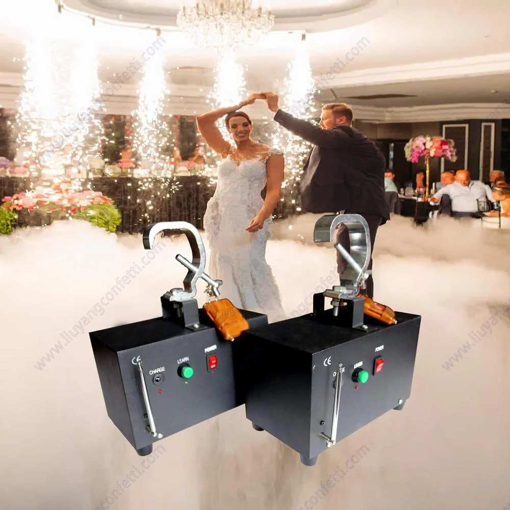 Wedding Decoration Stage Waterfall Spark Machine Fireworks Cold Pyro ...