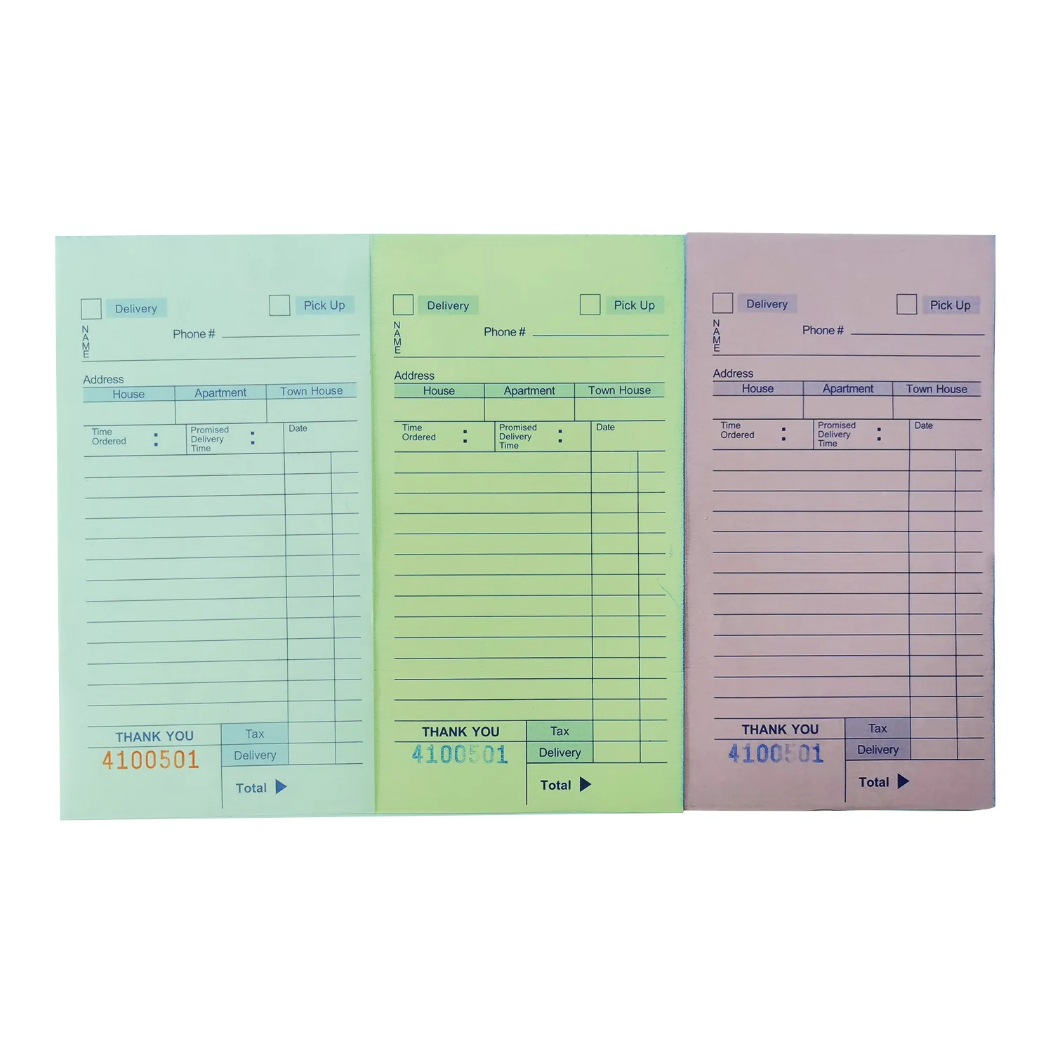 Customizable Restaurant Carbonless Guest Check - Duplicate Book