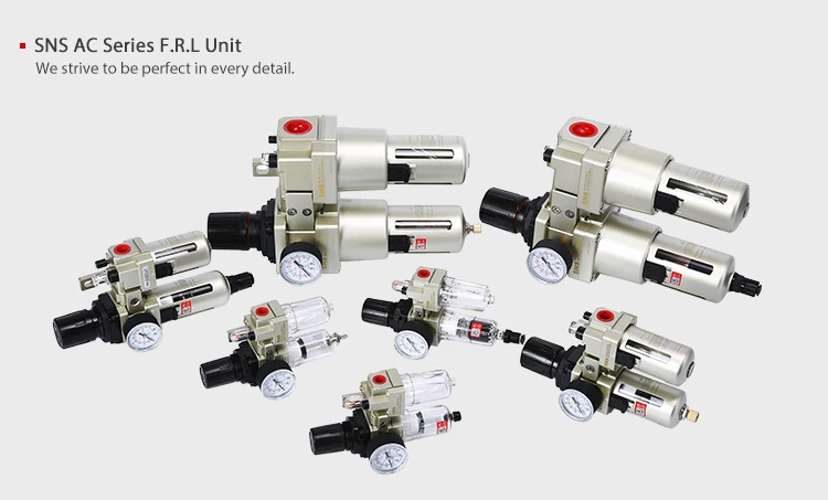 Lubricador De Aceite Con Regulador De Filtro De Aire,Unidad De Tratamiento De Fuente De Aire ...