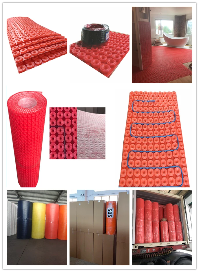 Ditraa -like Underfloor Heating Cable Mat for Small to Large Area ...