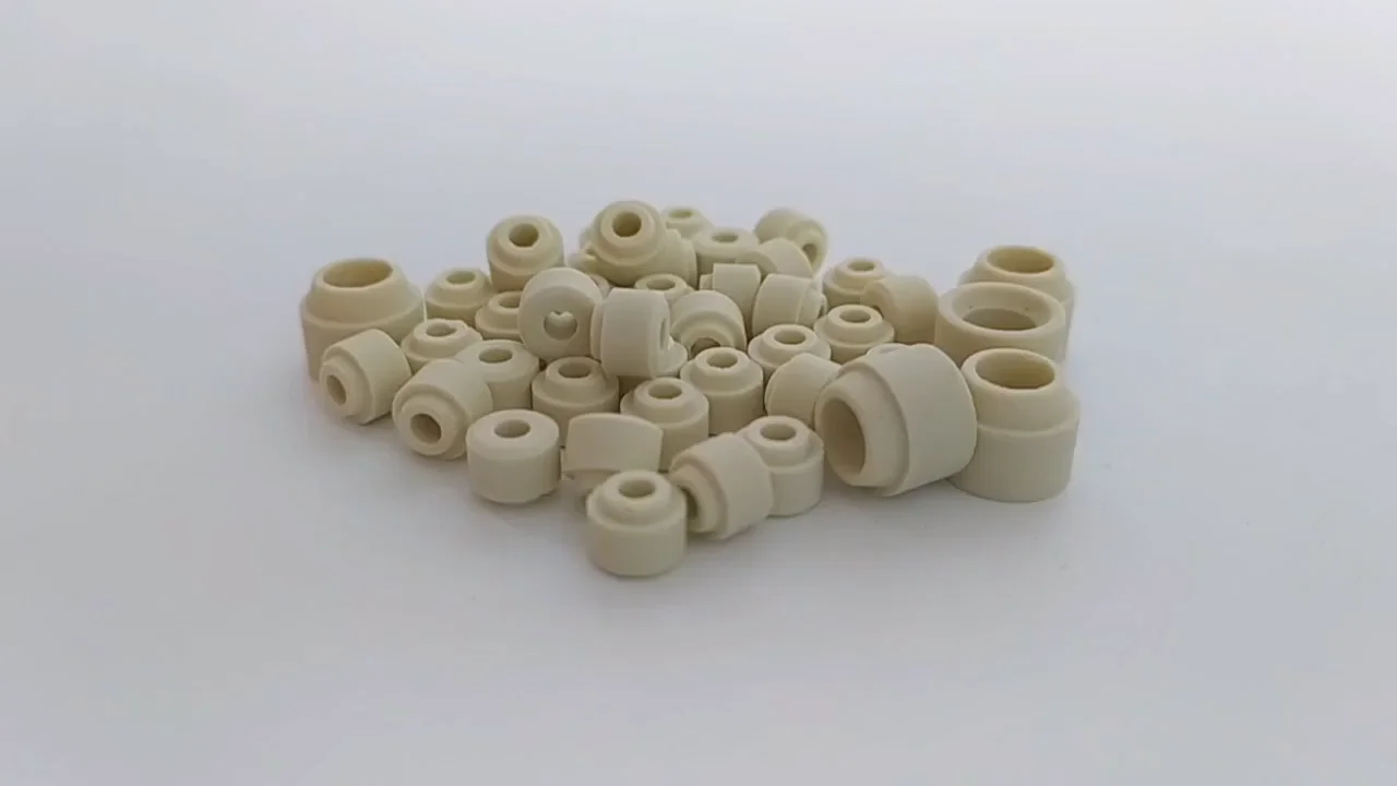 Small Ceramic Fish Spine Beads For Wire Feedthroughs - Buy Steatite ...