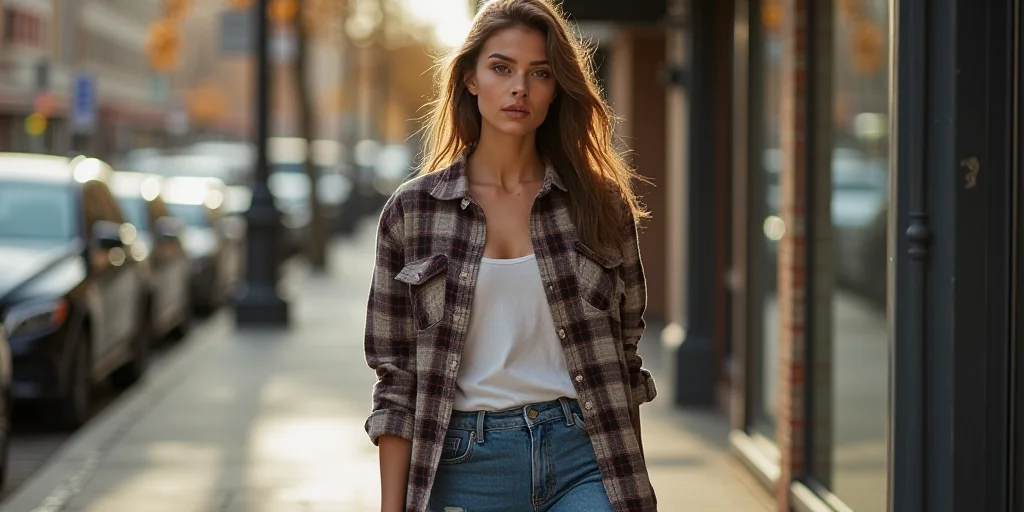Jeans With Plaid Shirt – Trendy 2025 Style on Alibaba.com
