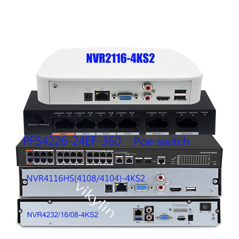 Nvr4108hs-4ks2 Hd Network Video Recorder 4k 8ch Nvr Network Video ...