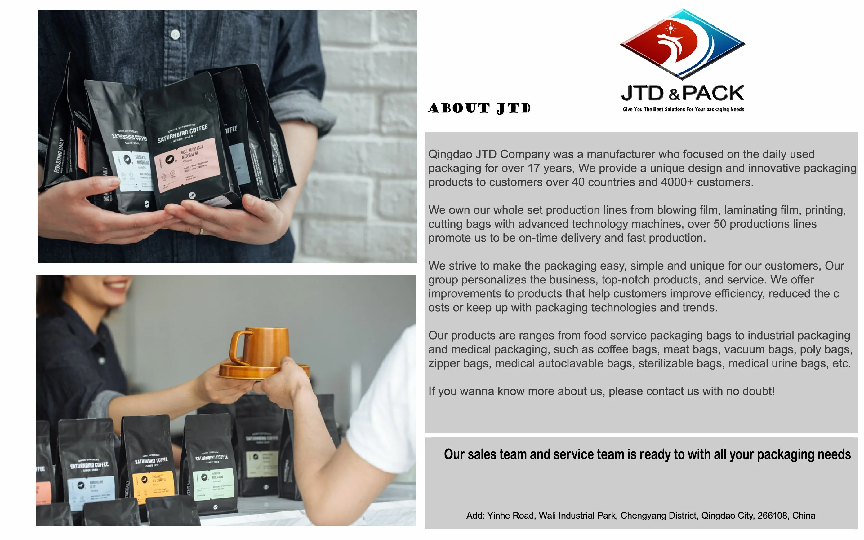 100% Biodegradable Pbat/pla Film Packaging Kraft Paper Self-sealing ...