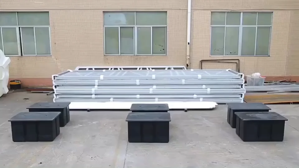 Modular Dock High Quality Floating Drum Marina Jetty Boat Pontoon ...