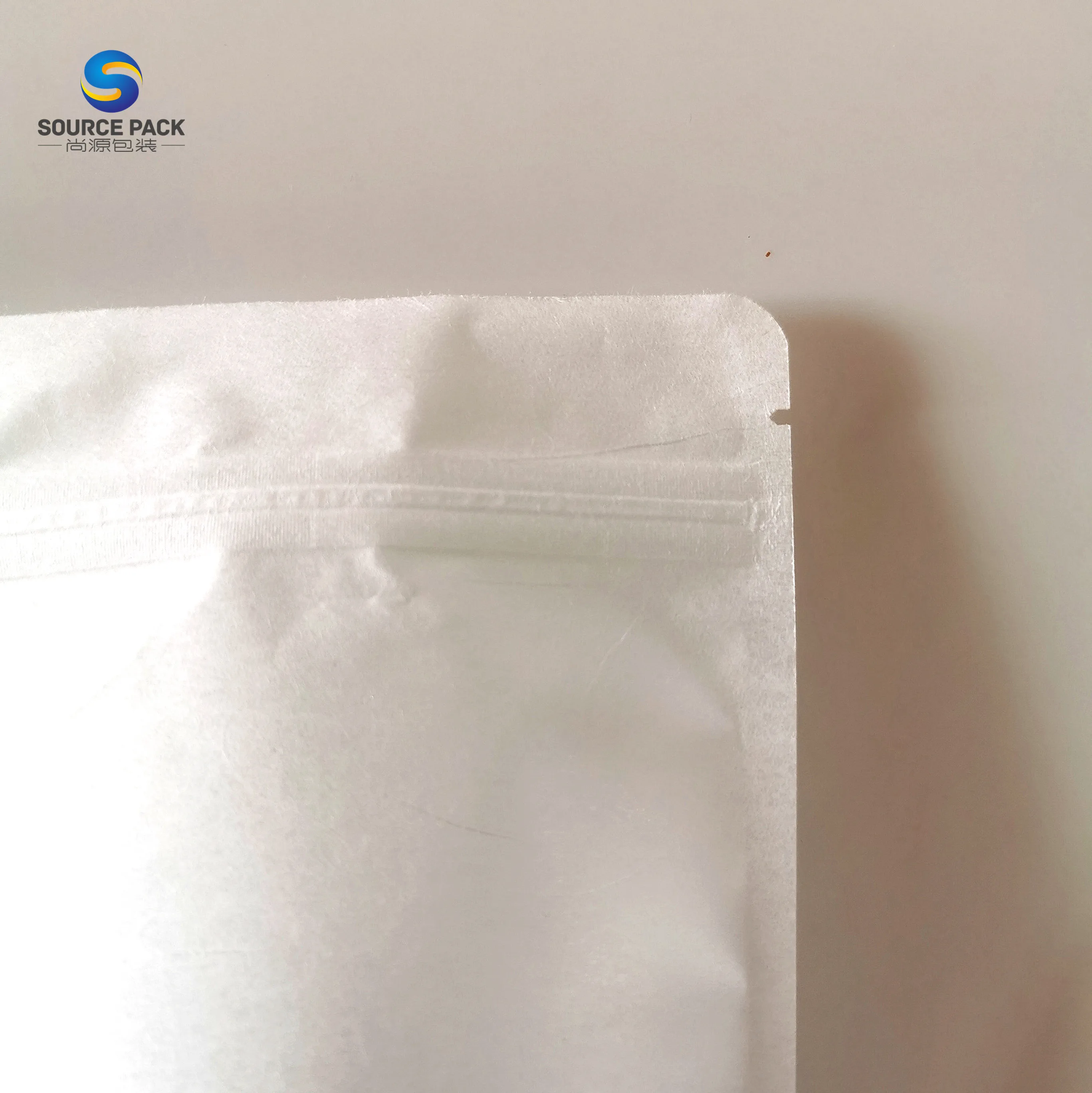 100 % Biodegradable Stand Up Zip Lock Rice Paper Bag With Window For ...