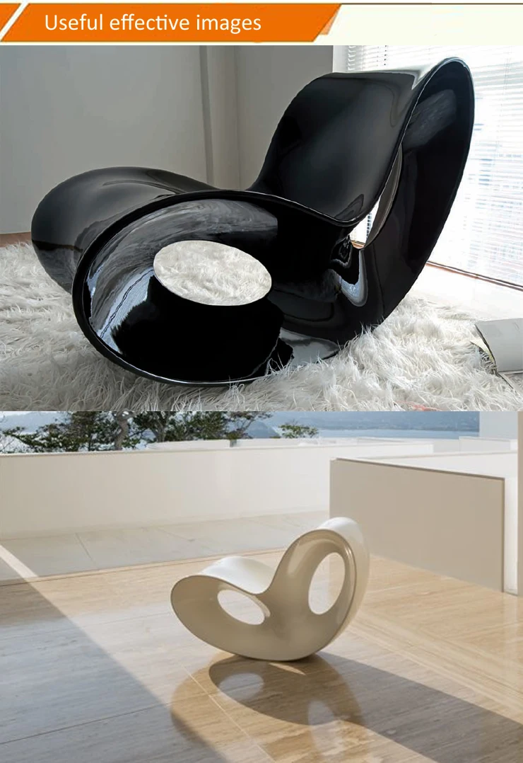 Modern Comfortable Ron Arad Butterfly Voido Inspired Rocking Chair ...