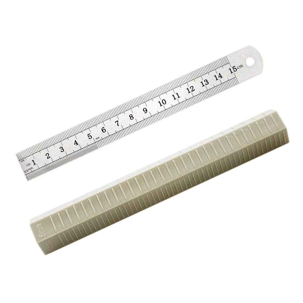 Multifunctional Stainless Steel Ruler And Plastic Roller 6-sided ...