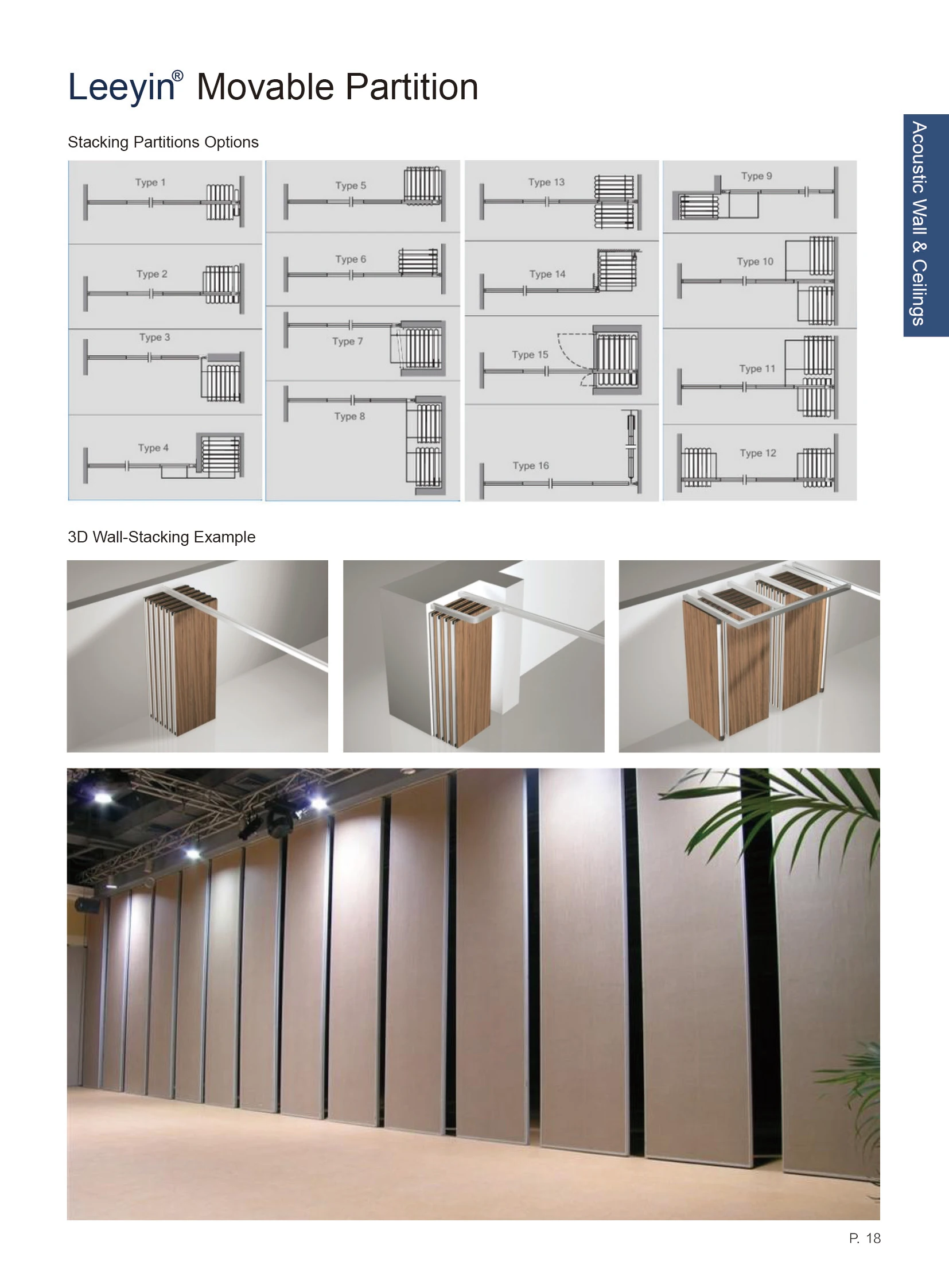 Acoustical Folding Dividers - Customizable Room Partitions