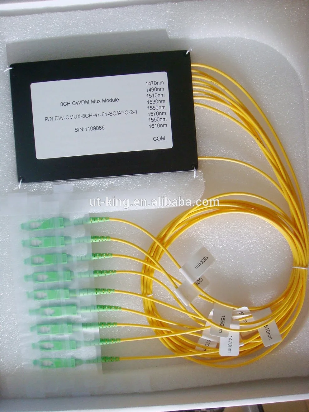 FTTH Fiber Optic 6CH CWDM Module - Reliable WDM Mux/demux