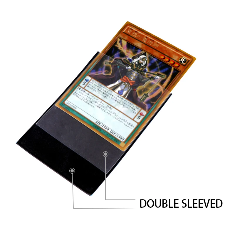 Henwei Custom Board Game 60*88mm Plastic Card Inner Sleeves for YUGIOH