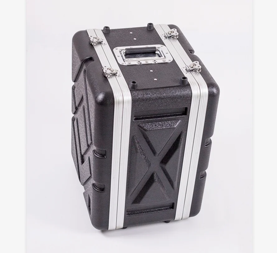 Abs 17" Rack Mountable Shallow Transport Flight Cases Stackable Abs Rack Flight Case Shallow 3u ...