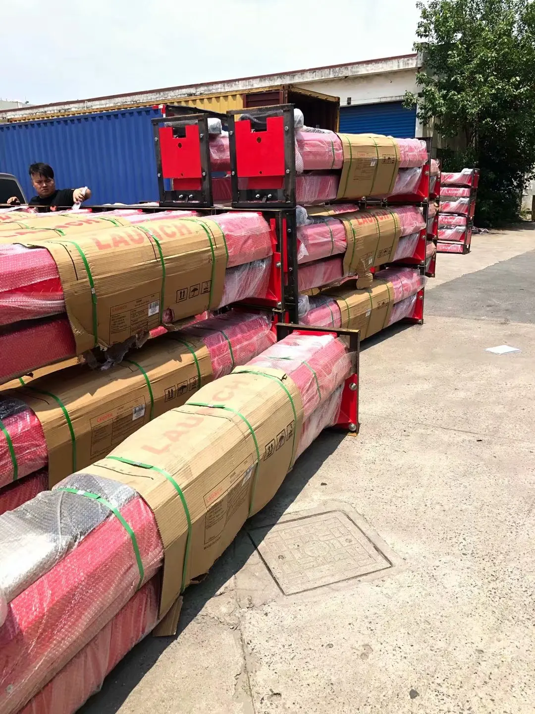 Launch Tlt235sb Economical Floor Plate Two Post Car Lift - Buy Launch ...