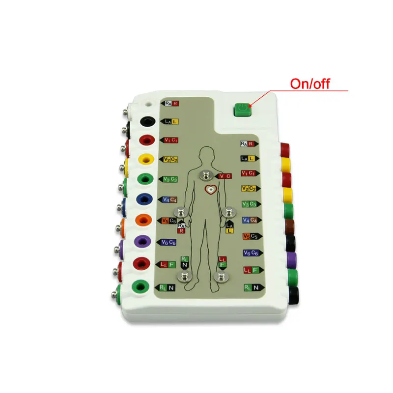 Seg A Portable 12 Leads Ecg Ekg Holter Signal Simulator Generator Buy Seg A Bright Brand Smart