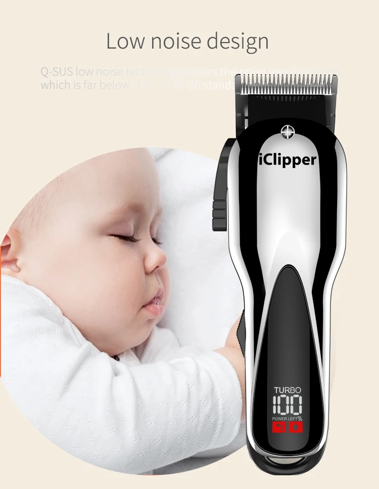 Iclipper-y6 Professional Wireless Electric Hair Cut Set Rechargeable ...