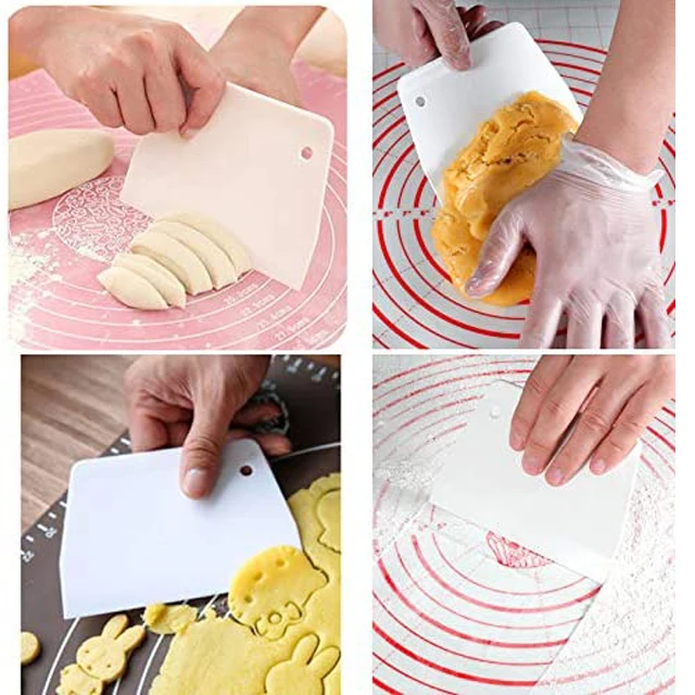 Good Quality Pizza Dough Pastry Cutter Plastic Baking Tool Cake Scraper ...