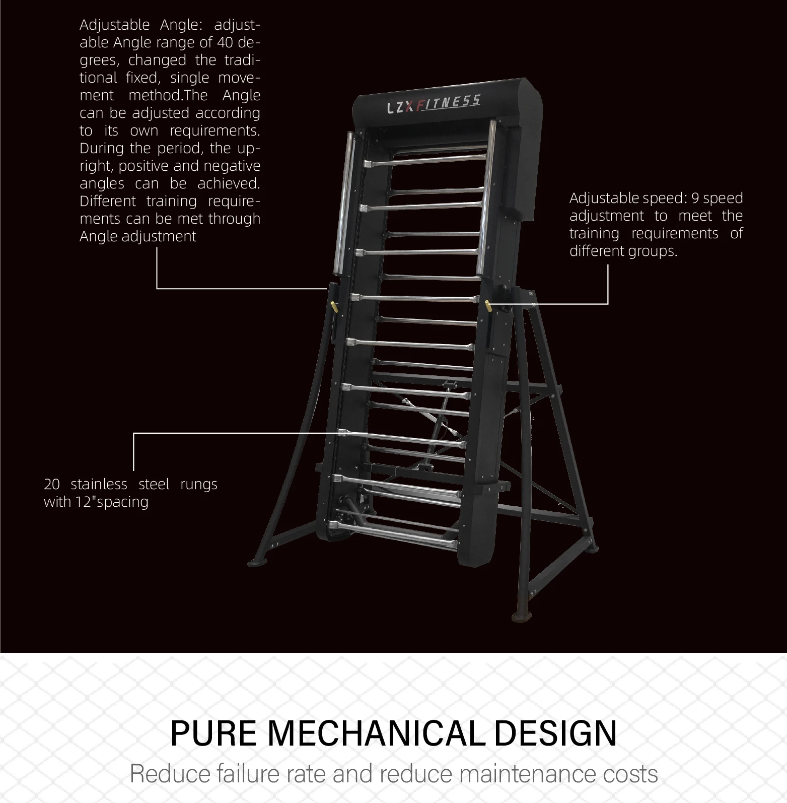 Multi-Function Bodybuilding Stepper Climbing Machine - OEM