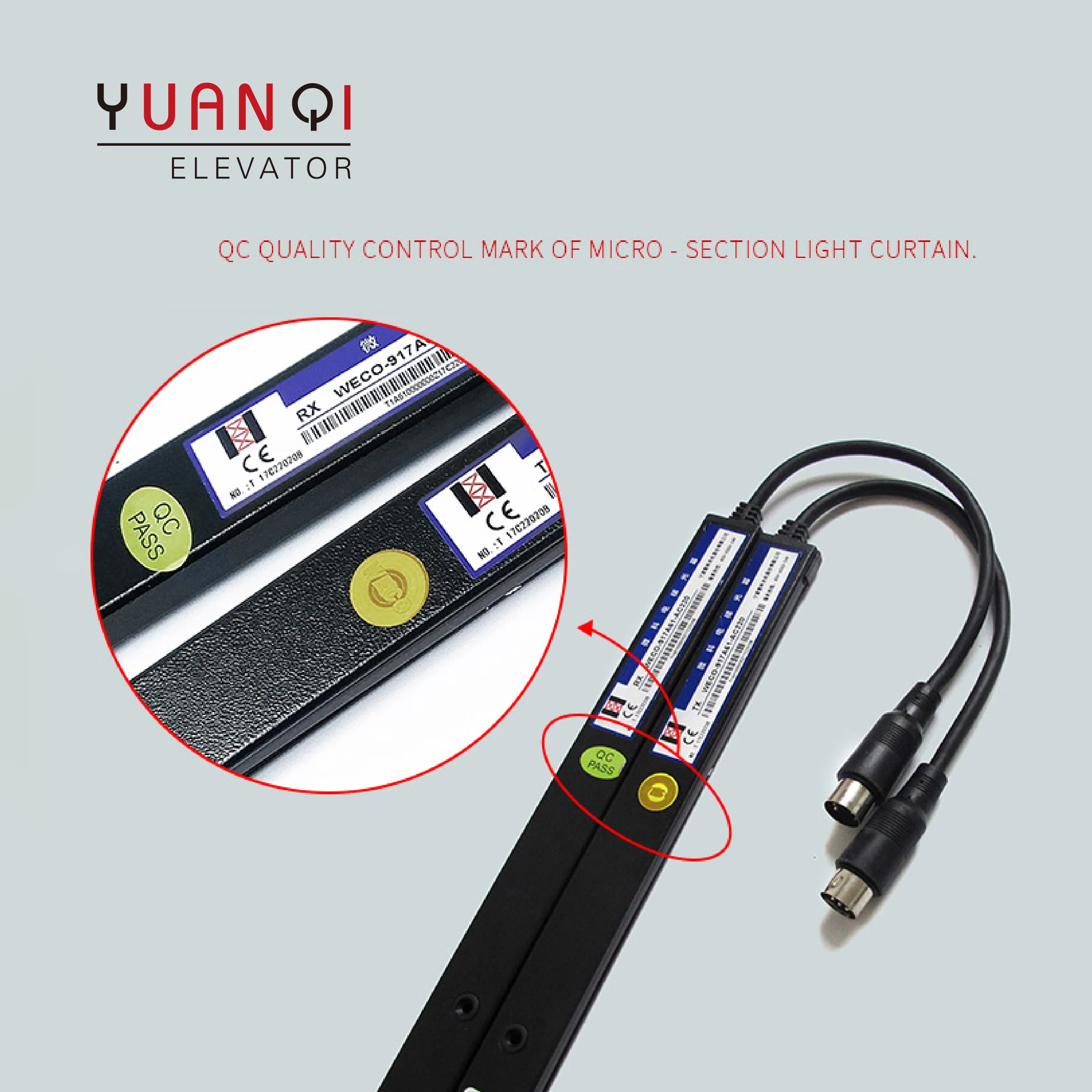 WECO Elevator Door Sensor 917A71-AC220 | Safety Light Curtain for ...